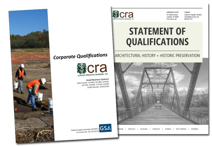 Statement of Qualifications | Cultural Resource Analysts, Inc.